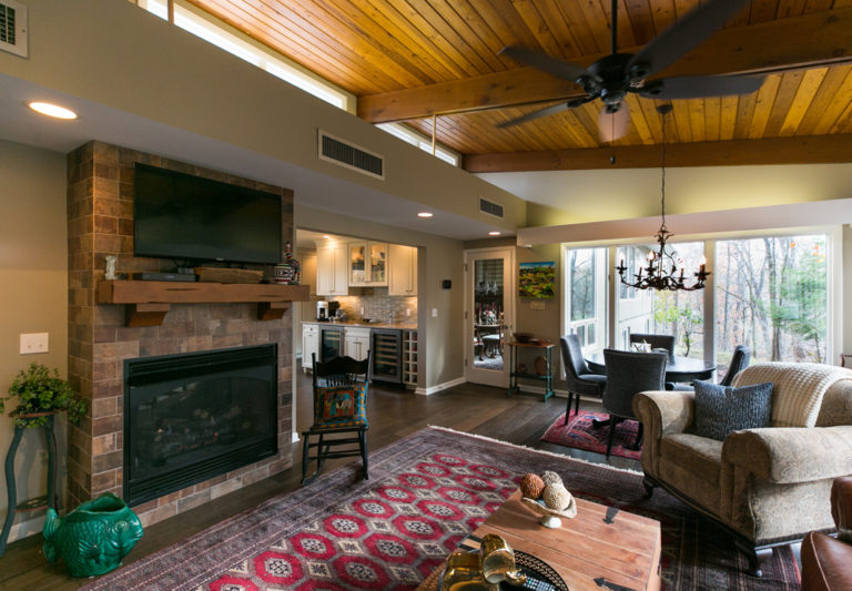 Split Level Remodel Repurposes Old Space by Dover Remodelers